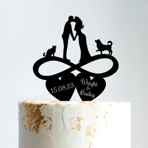 Infinity Cake Topper - Etsy