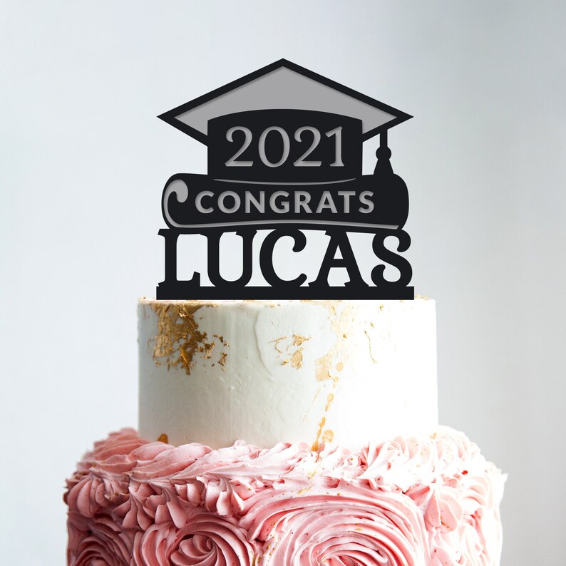 Graduation Cake Topper Personalizedcustom College Grad Cake - Etsy