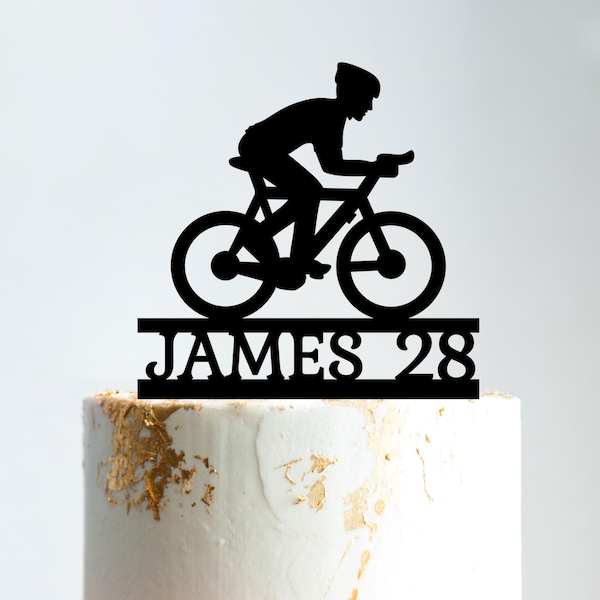 Bicycle Cake Topper - Etsy