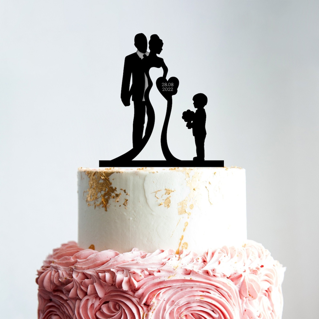 Family Wedding Cake Topper,family Cake Topper,family Wedding Cake ...