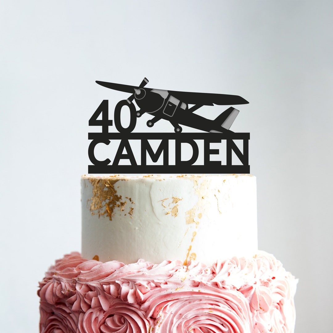 Airplane Cake Topper,airplane Birthday Cake Topper,plane Birthday Cake ...