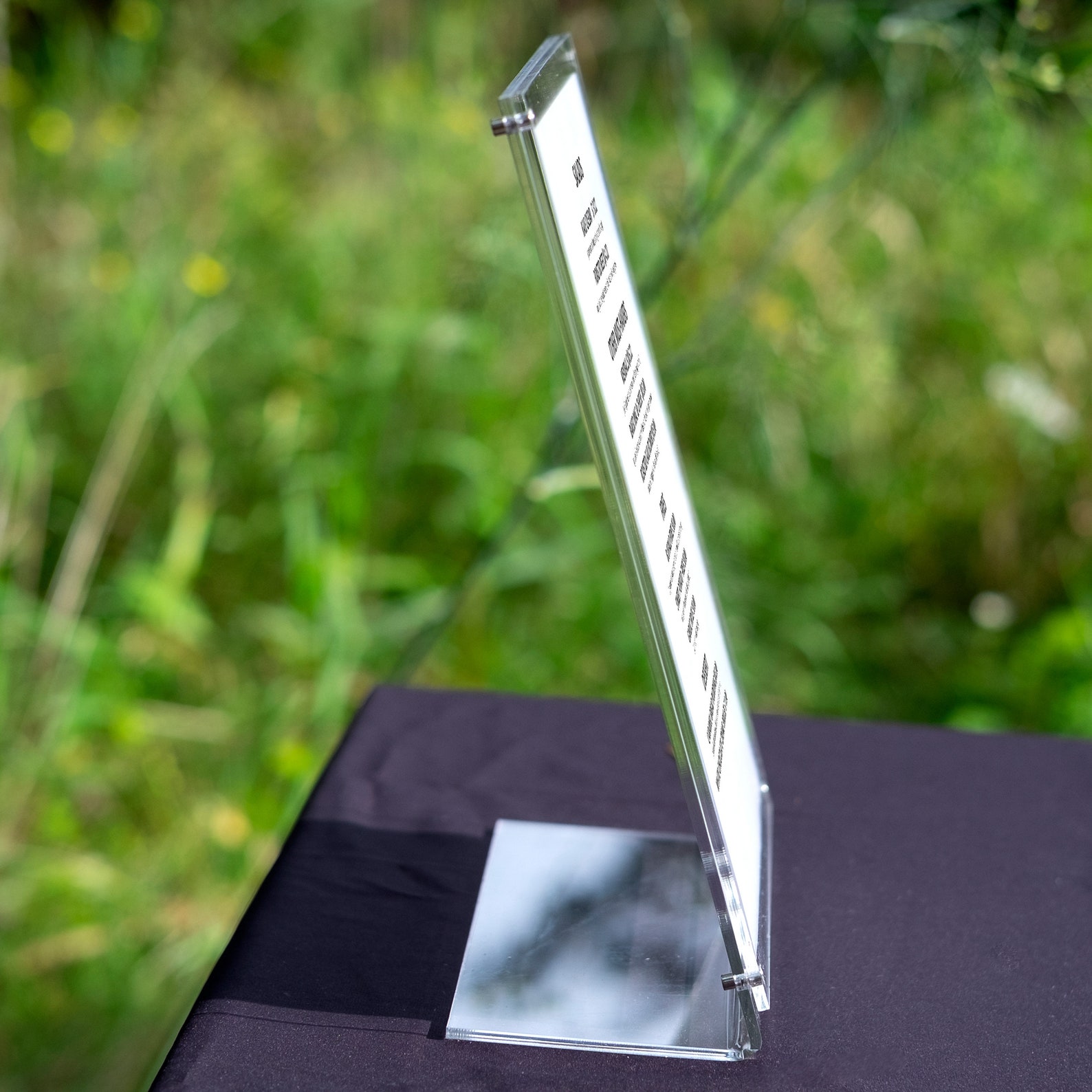 Acrylic Menu Holder, Transparent Table Menu, Acrylic Sign Holder ...