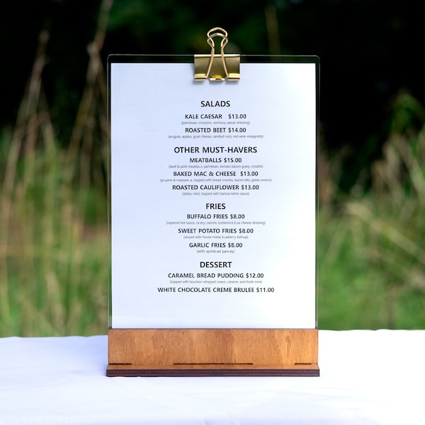 Table Sign Holders - Etsy