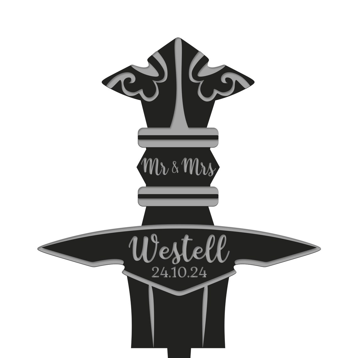 Sword Wedding Cake Toppermedieval Sword Wedding Cake - Etsy