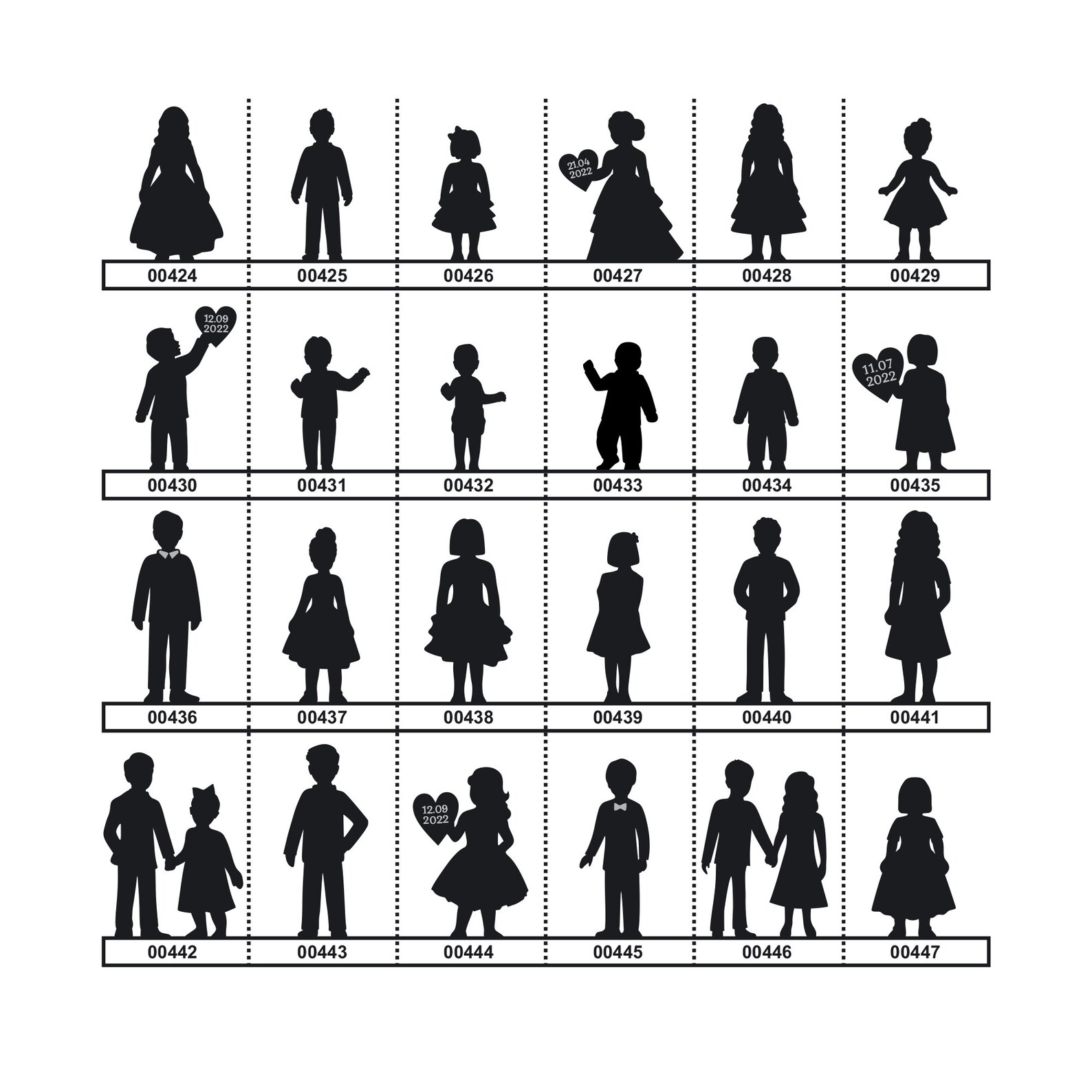 Custom Family Cake Topper With Boypersonalized Family Wedding - Etsy