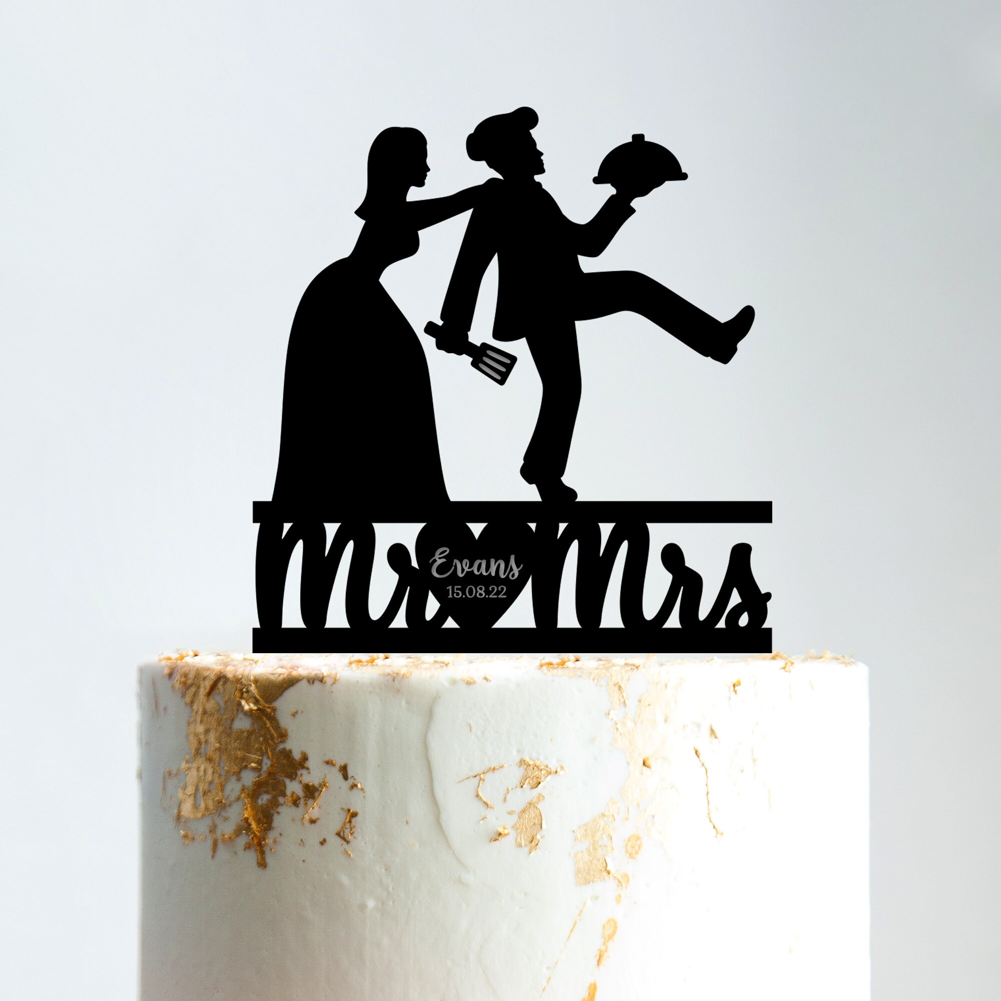 Custom chef wedding cake toppermasterchef cake topper | Etsy