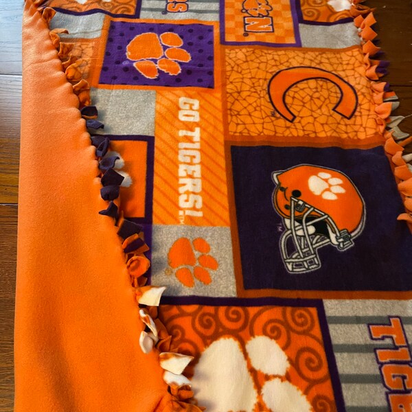 Clemson Blanket - Etsy