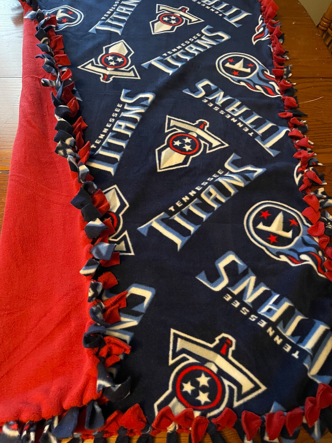 Tennessee Titans Small Handtied Fleece Throw Blanket - Etsy