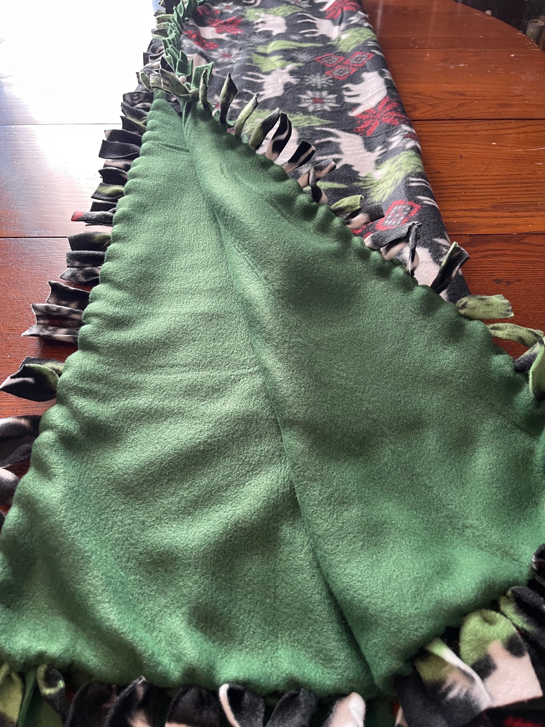 Wildlife Winter Handtied Fleece Lap Blanket - Etsy
