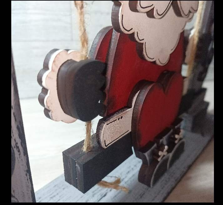 Swinging Elf Add on Laser Cut File | Christmas Elf SVG | Swinging Elf ...