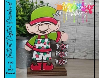 Elf Props SVG Laser File Cut Digital File for Glowforge | Christmas Elf | Magical Elf | Reusable ...