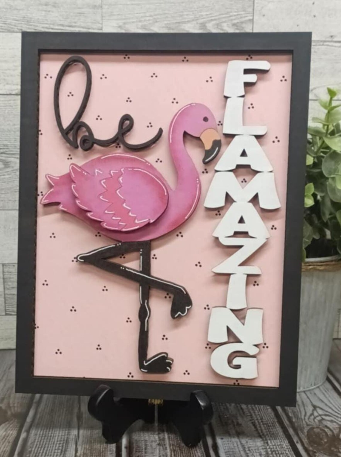 Flamingo Sign SVG | Be Flamazing Flamingo Sign File | Flamingo Decor ...