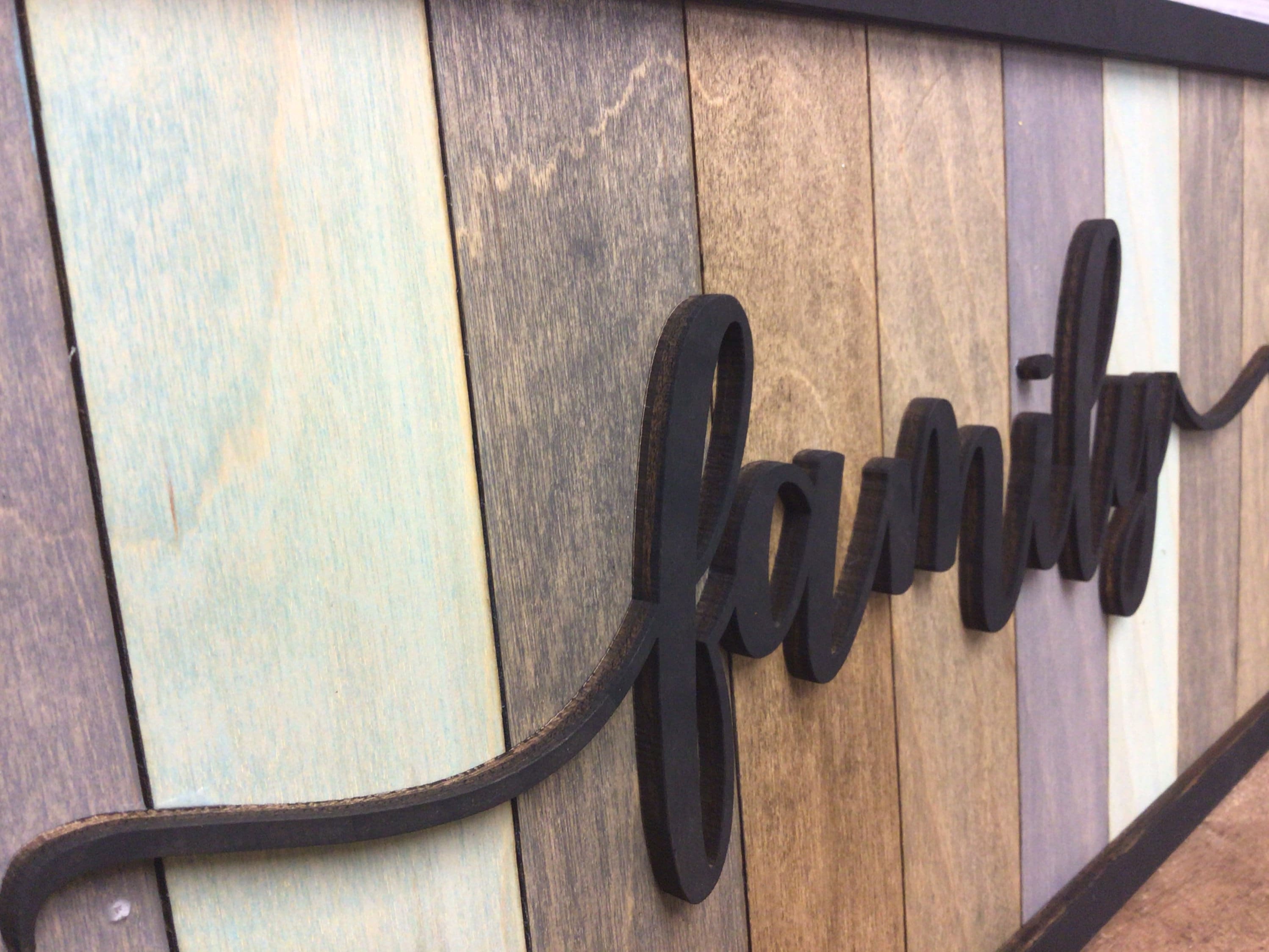 Family Signlaser Cut Family Signlaser Cut File Laser File - Etsy