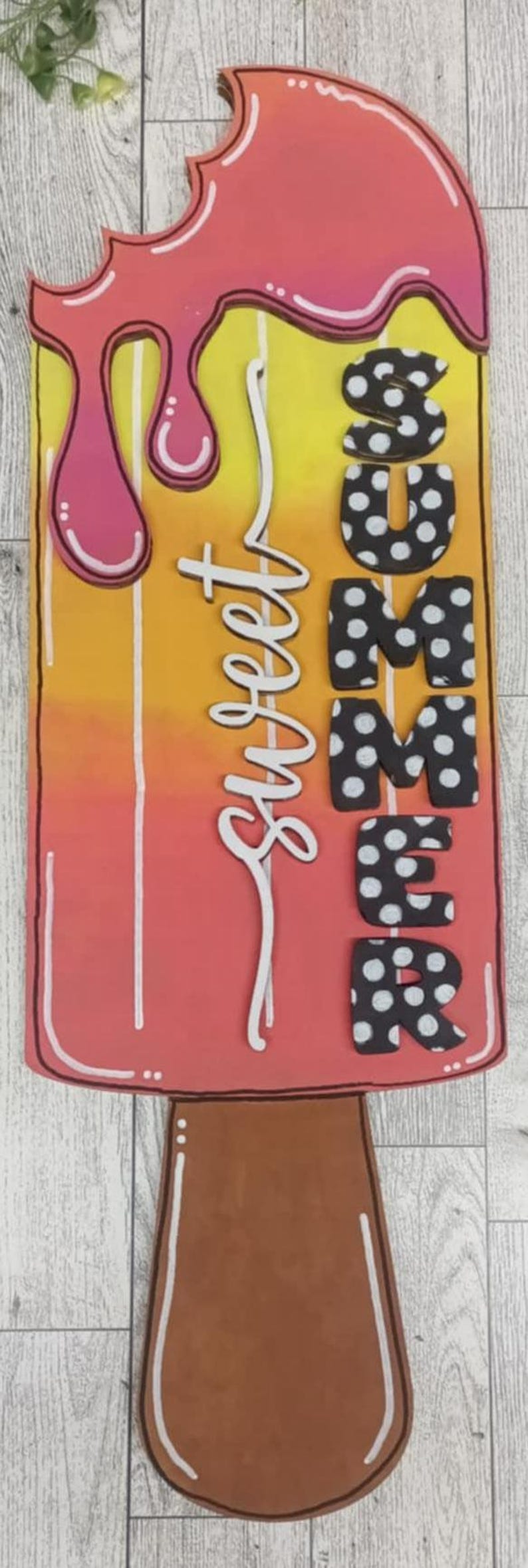 Sweet Summer Popsicle Sign SVG | Summer Popsicle File | DIY Summer ...