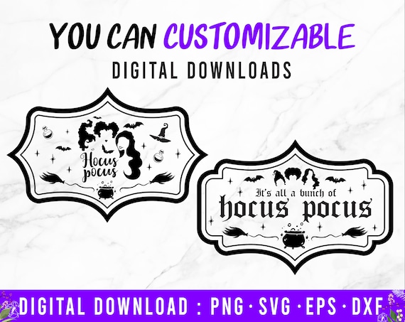 Hocus Pocus Svg Halloween Label Svg Witch Svg Witch Potion | Etsy