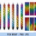 LGBTQ Rainbow Pen Wrap | Leopard | Pride Month Pen Wrap | Love is Love ...