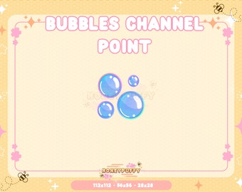 Bubbles Channel Points for Twitch/kick Twitch Channel Point Icon Twitch ...
