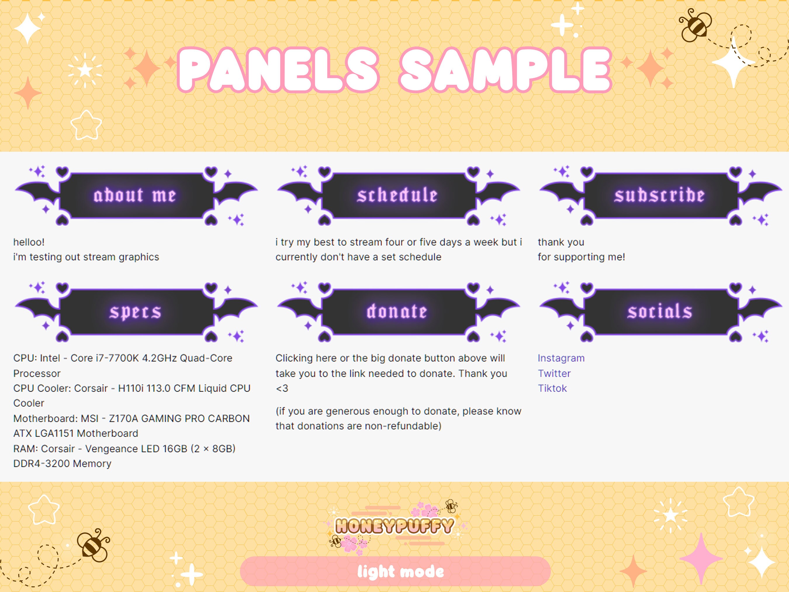 Demon Wings Bat Wings Succubus Wings Twitch Panels / Aesthetic / Cute ...