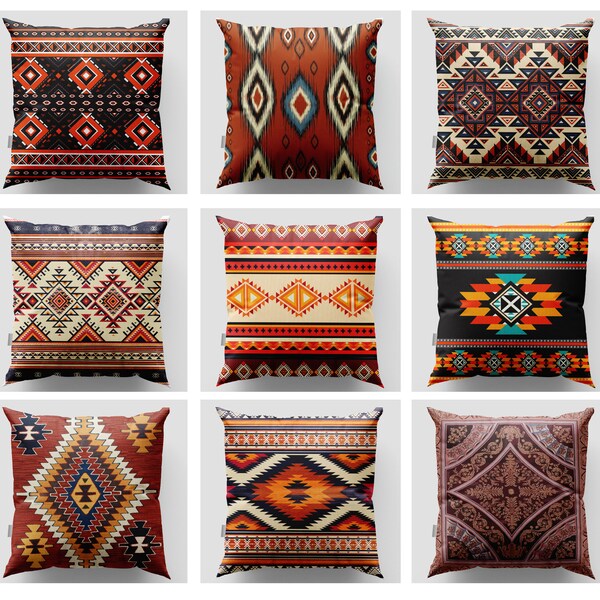 Aztec Pillow Cover - Etsy