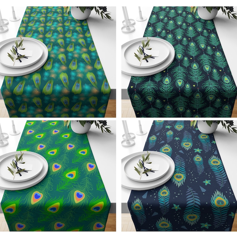 Peacock Table Decorations - Etsy