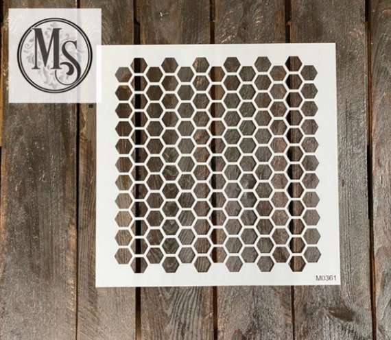 Hive Pattern Stencil