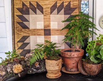 Nordic Star Barn Quilt Pattern Book Baker Nest Instructions DIY Wooden ...