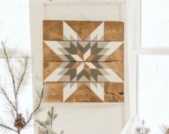Grand Canyon Barn Quilt Pattern Baker Nest DIY Instruction Tutorial ...