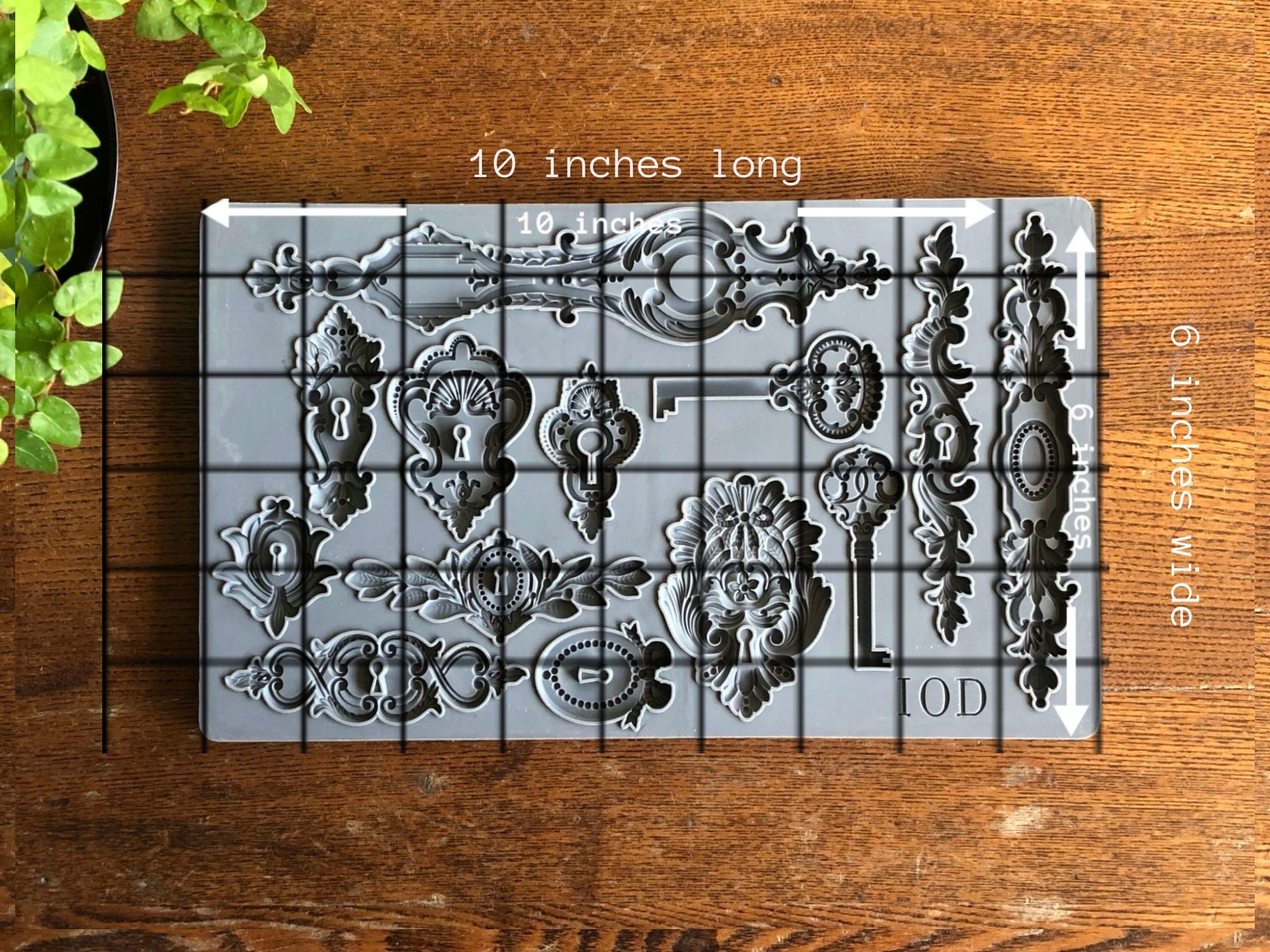 Lock and Key IOD Mould *iron Orchid Designs Furniture Hardware Skeleton ...