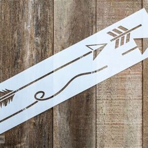 Arrow Stencil Mylar Reusable Raised Stencil Kit Arrows Valentine Cupid ...