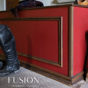 Fusion Highlander Paint Pint * Fusion Mineral Paint Deep Scarlet Red No ...