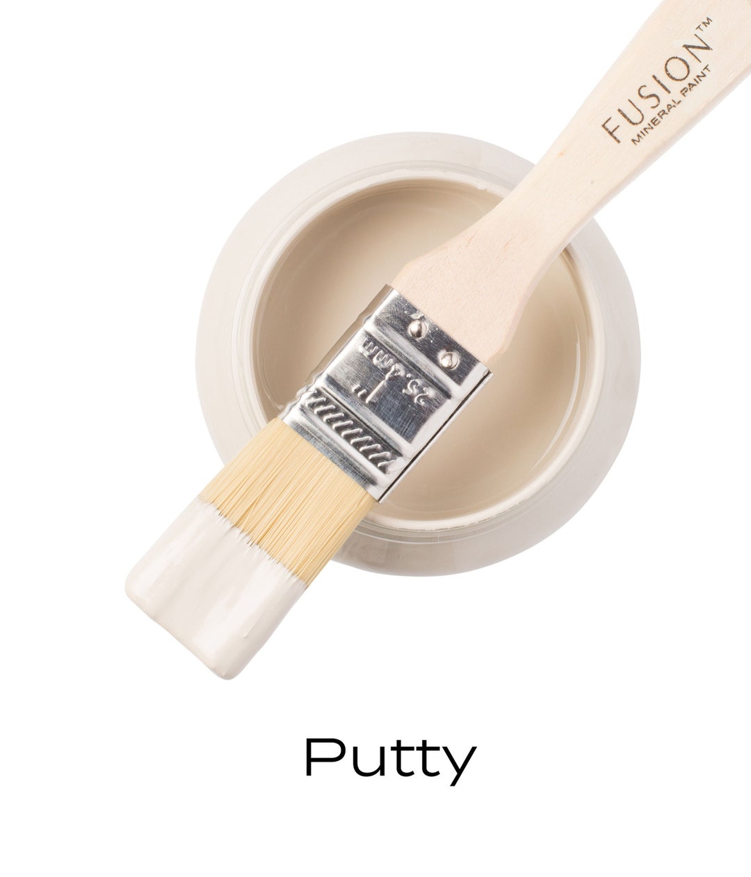 Fusion Putty Paint Pint * Fusion Mineral Paint Gray Beige Greige No Wax ...