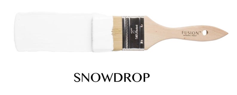 Snowdrop Fusion Mineral Paint Pint *true White Specialty Furniture ...