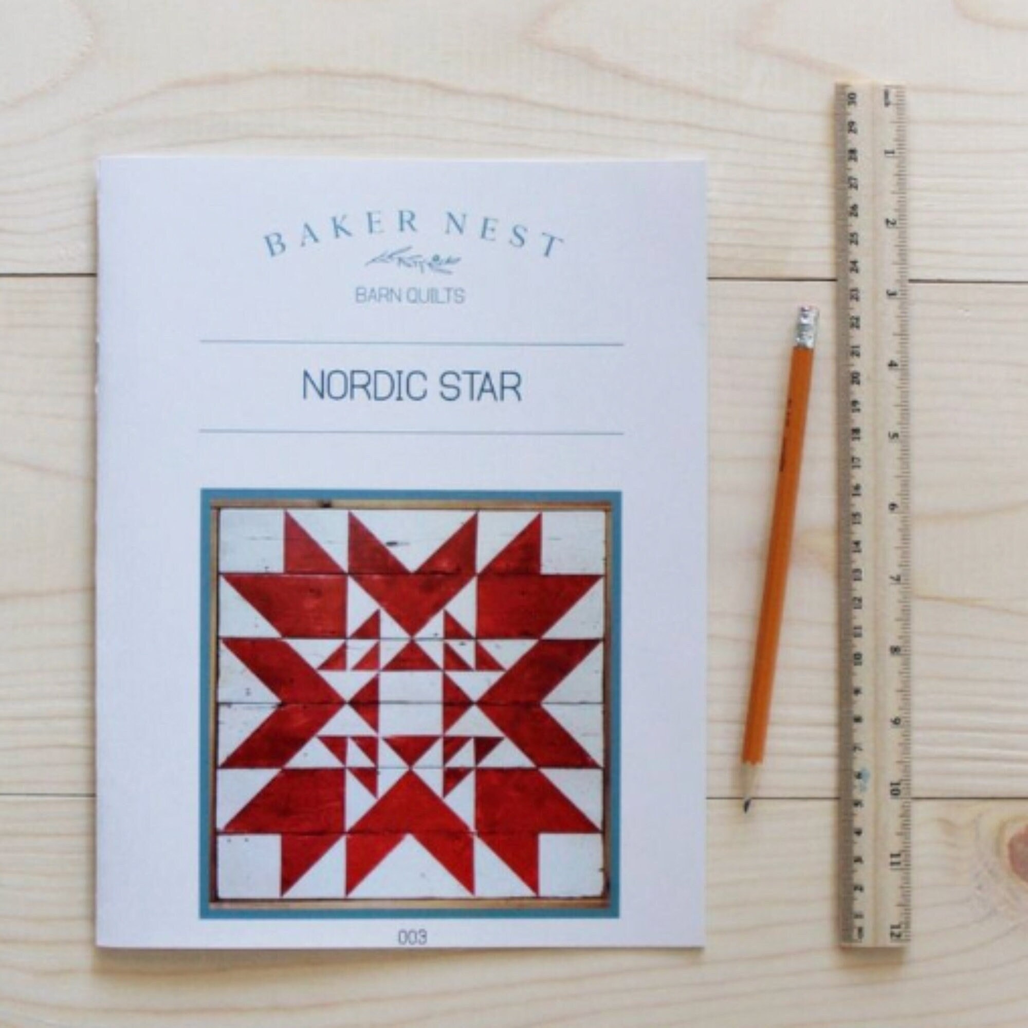 Nordic Star Barn Quilt Pattern Book Baker Nest Instructions - Etsy