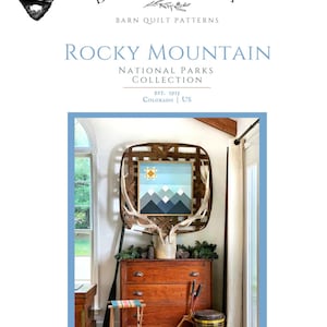 Rocky Mountain Barn Quilt Pattern Baker Nest Tutorial Instructions DIY ...