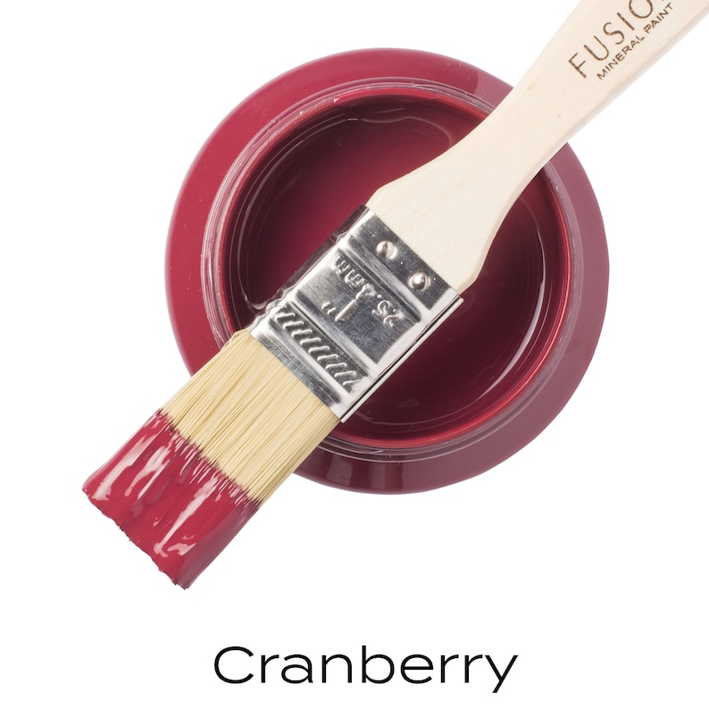 Fusion Cranberry Paint Pint Fusion Mineral Paint Deep Red - Etsy