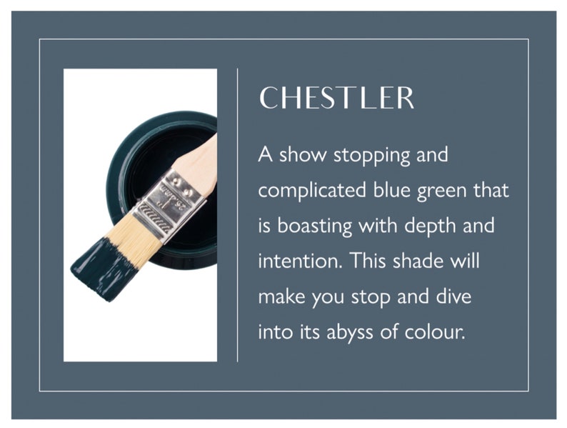 Fusion Chestler Paint Pint * Fusion Mineral Paint Dark Moody Blue Green ...