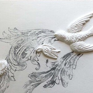 IOD Birdsong Mould * Iron Orchid Designs Mold Birds Bluebirds Bird Mold ...