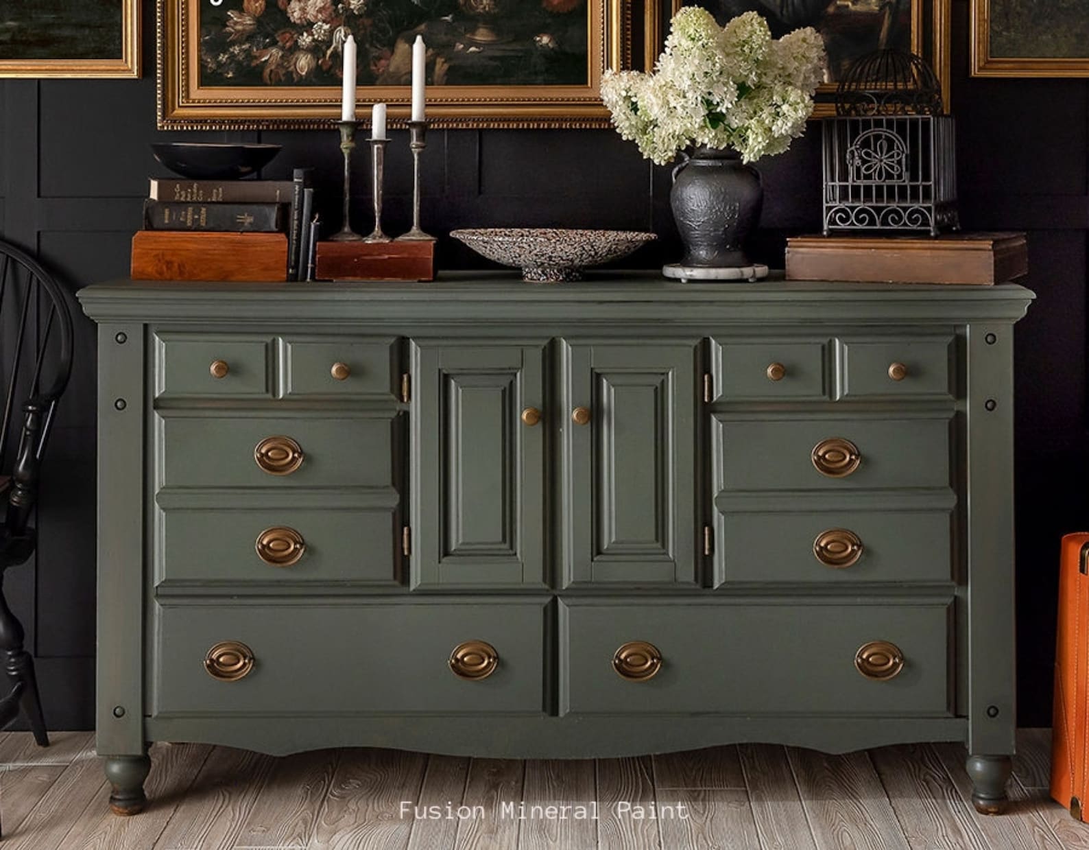 Fusion Everett Paint Pint Fusion Mineral Paint Olive Army - Etsy