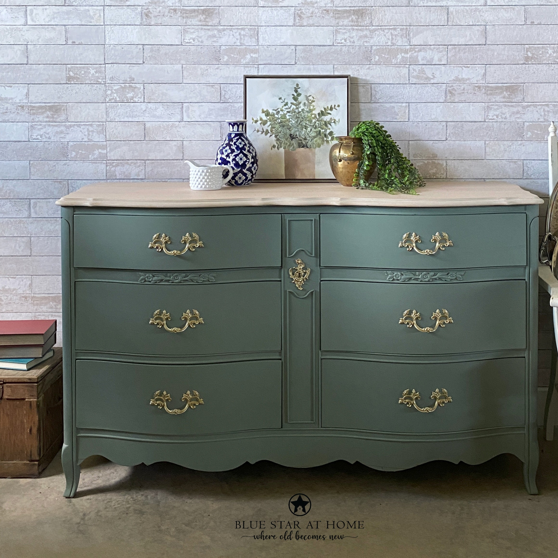 Carriage House Fusion Mineral Paint Pint *mid Green Sage No Wax All in ...