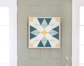 Meadow Star Barn Quilt Pattern Book * Baker Nest DIY Instructions Tutorial for Wooden Quilt Wall ...