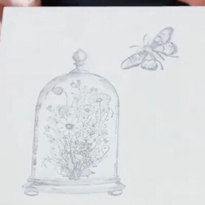 IOD Pastiche Stamp Set * Iron Orchid Designs Birdhouse Cloche Books ...