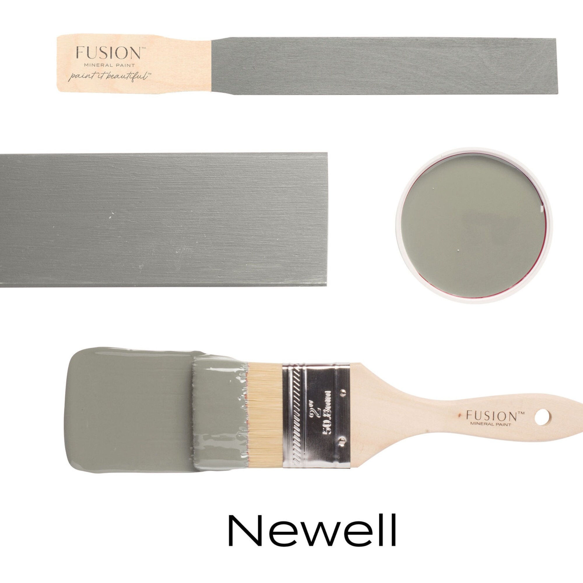 Newell Fusion Mineral Paint Pint *sage Green No Wax All-in-one ...