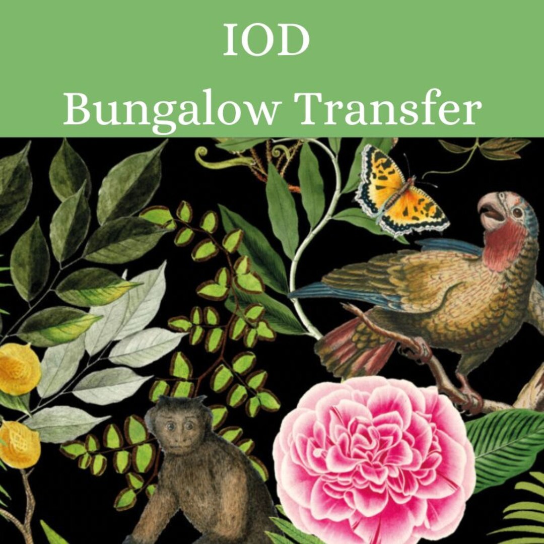 IOD Bungalow Transfer * Iron Orchid Designs Jungle Furniture Rub on ...