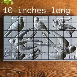 Birdsong IOD Mould * Iron Orchid Designs Mold Birds Bluebirds Bird Mold ...
