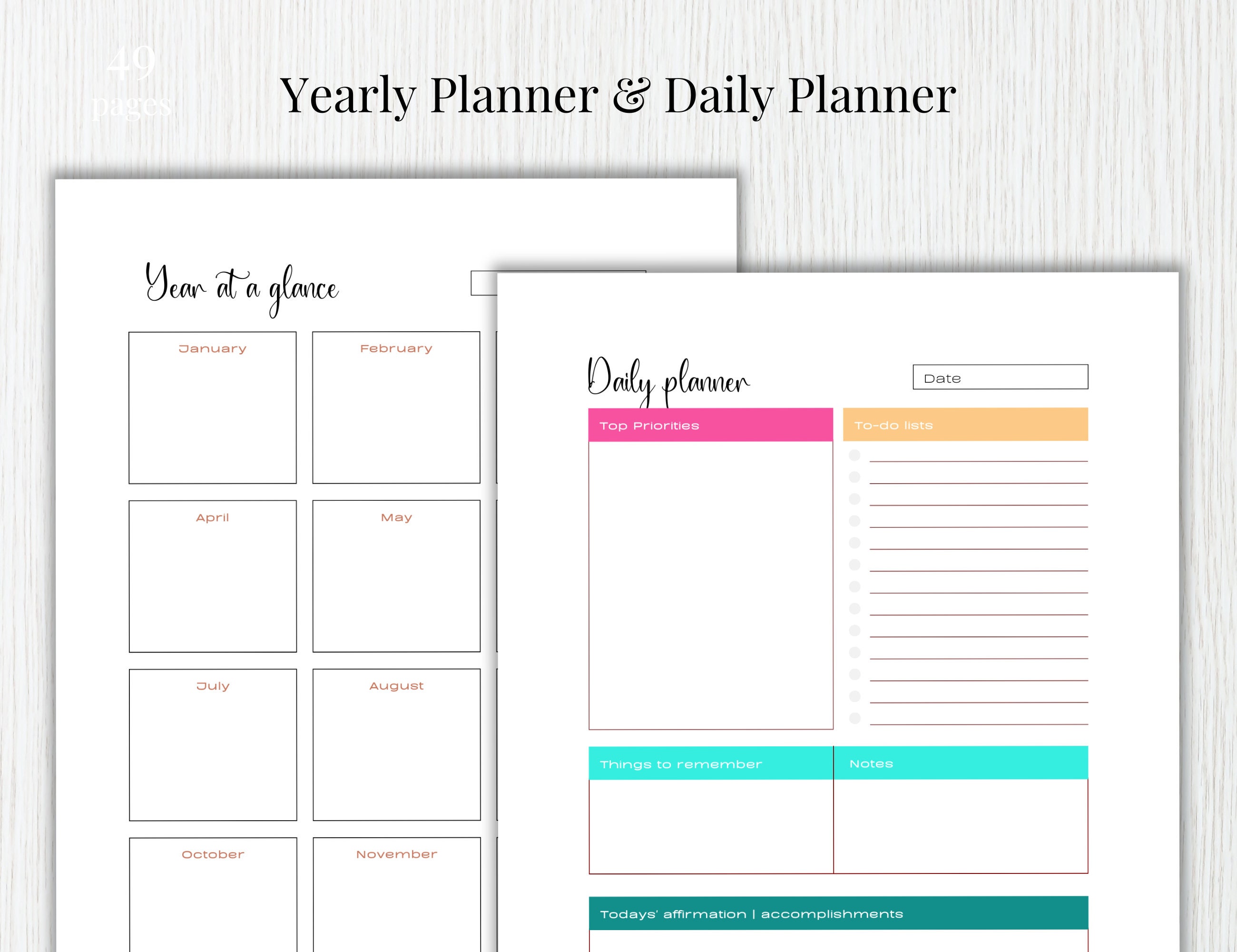 Homeschool Planner Printable Undated, Homeschool Schedule, Lesson ...