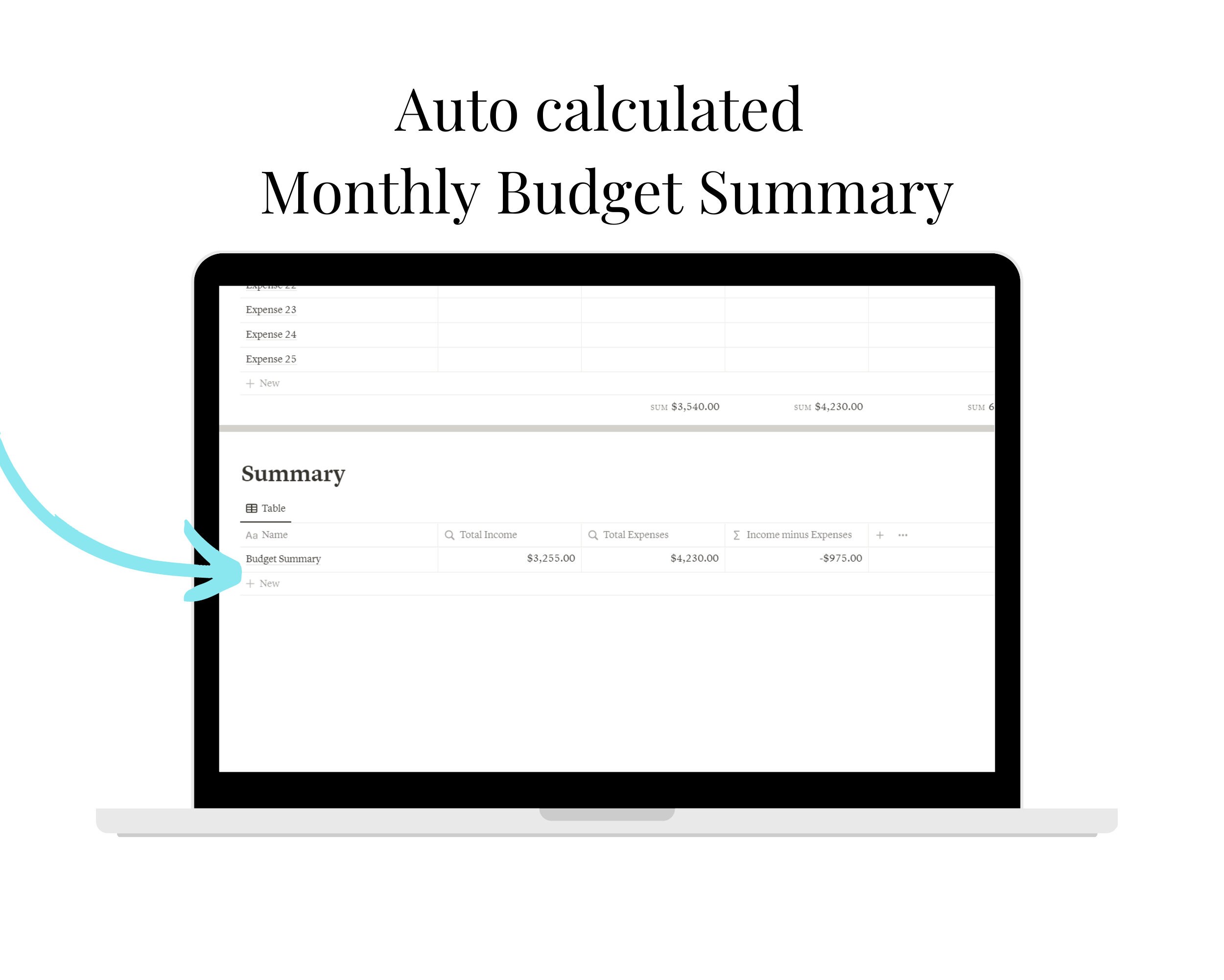 Notion Budget Template Finance Tracker Money Tracker Digital Expense Tracker Notion Finance