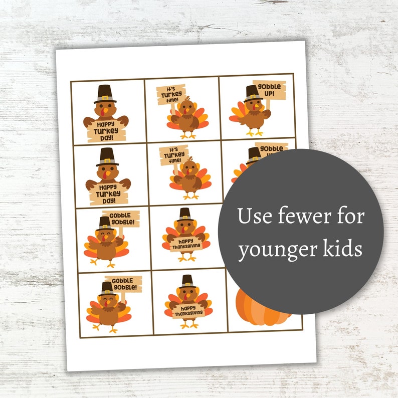 Thanksgiving Memory Game Printable, Friendsgiving, Thanksgiving Games ...