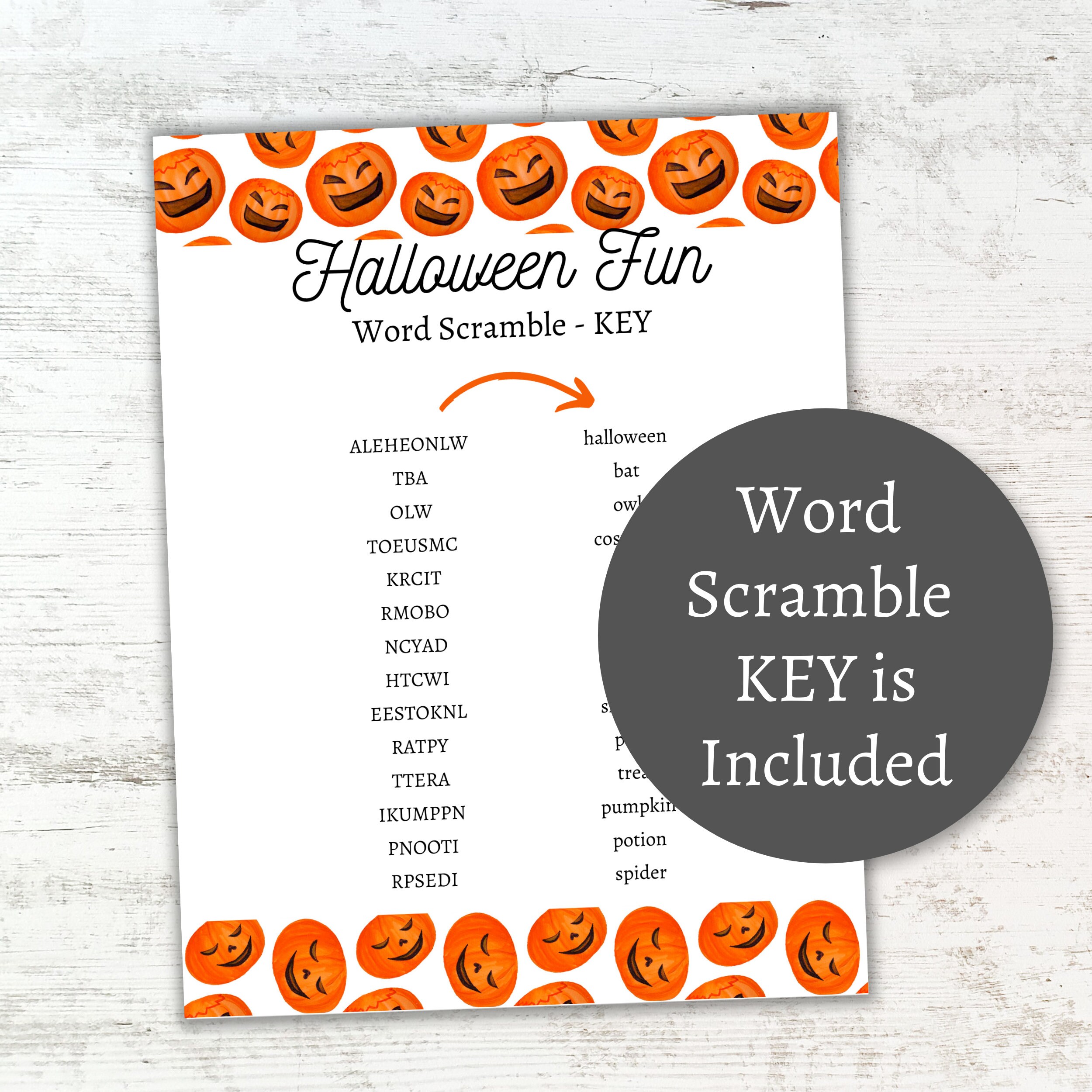 Halloween Party Games Printable | Finish the Phrase | Halloween Night ...