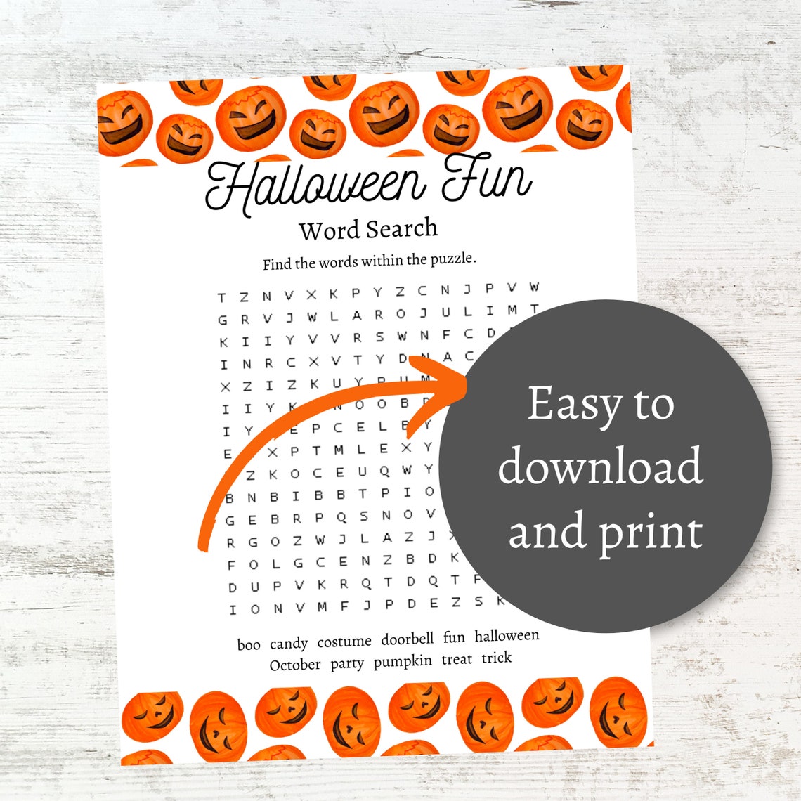 Halloween Party Games Printable | Finish the Phrase | Halloween Night ...