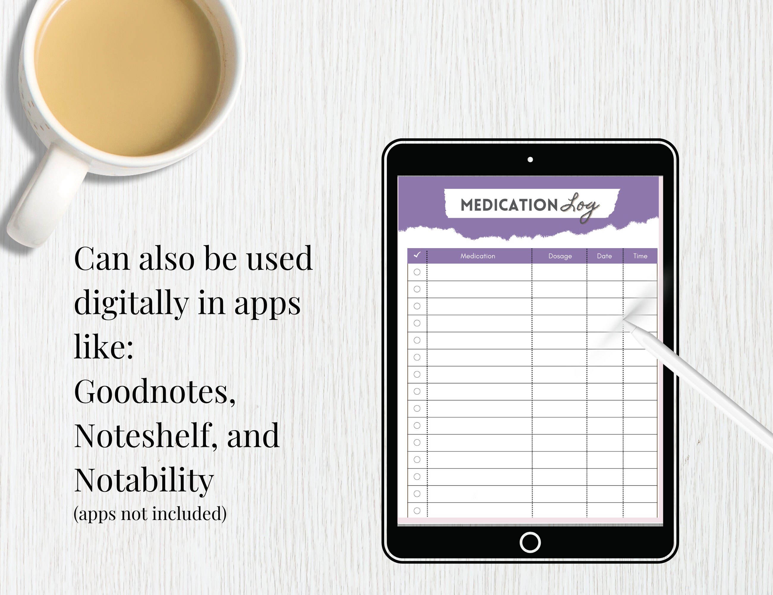 Medicine Trackers, Medication Log Printables, Medication Template ...